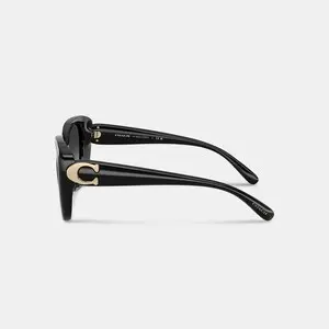 COACH Oversized Square Sunglasses - Black