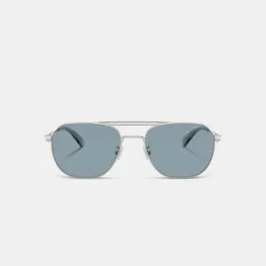 COACH C Hardware Metal Navigator Sunglasses