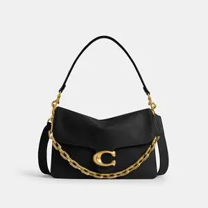COACH Chain Tabby Shoulder Bag 30 - Brass/black