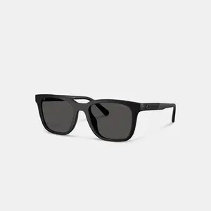 COACH C Hardware Square Sunglasses - Black