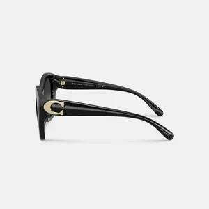COACH Oversized Geometric Sunglasses