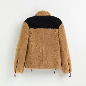 COACH® Restored Colorblock Shearling Jacket