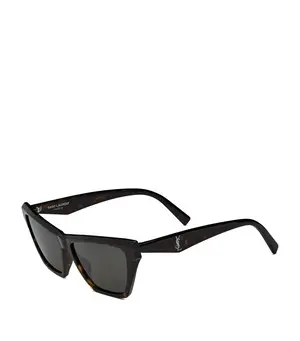 Saint Laurent Acetate Sl M103 Sunglasses - Brown