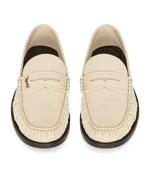 Saint Laurent Leather Laurent Loafers