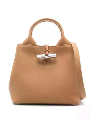 Longchamp Le Roseau Small Tote Bag - Brown
