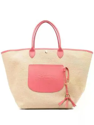 Longchamp Large Le Pliage Basket Bag - Neutrals