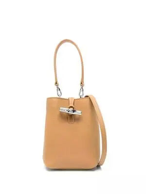 Longchamp Le Roseau Xs Bucket Bag - Brown