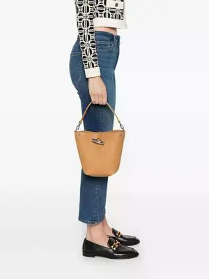 Longchamp Le Roseau Xs Bucket Bag - Brown
