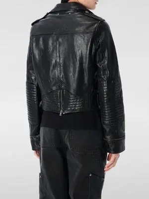 GOLDEN GOOSE Leather Biker Jacket