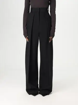 Khaite Tailored Wide-leg Pants - Black