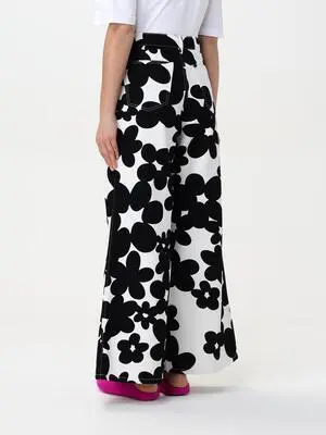 Marni Wide Leg Floral Print Trousers