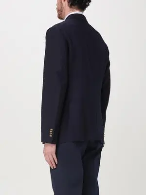 MANUEL RITZ Double Breasted Blazer - Blue
