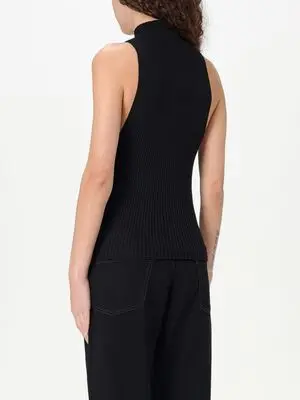 COURREGES Ribbed High Neck Top