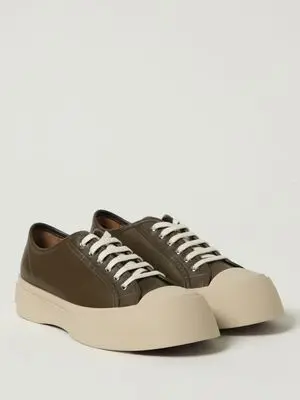 Marni Lace-up Sneakers - Sage