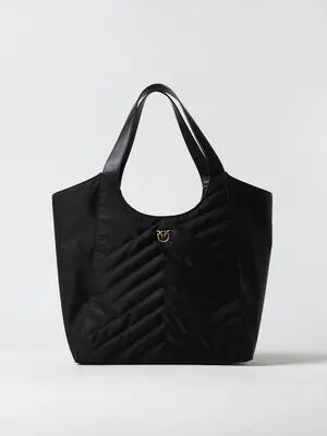 Pinko Quilted Tote Bag - Black