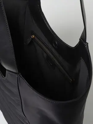 Pinko Quilted Tote Bag - Black