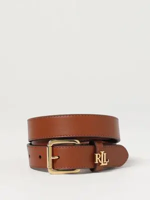Ralph Lauren Lauren Ralph Lauren Leather Belt With Gold Tone Logo Buckle Leather