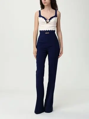 Elisabetta Franchi Tailored Flare Leg Trousers