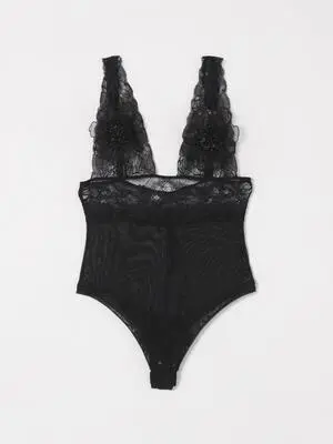 Elisabetta Franchi Lace Bodysuit