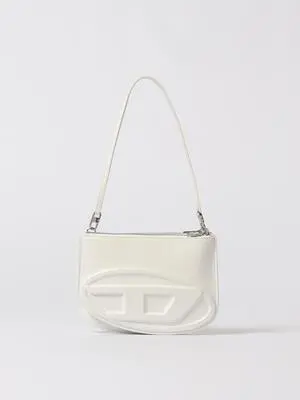 DIESEL® Embossed Logo Shoulder Bag - White