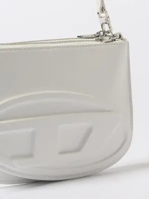 DIESEL® Embossed Logo Shoulder Bag - White