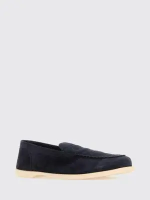 John Lobb Pace Suede Loafers - Blue