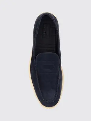 John Lobb Pace Suede Loafers - Blue
