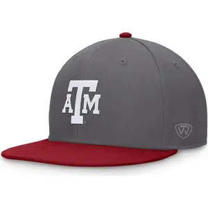 Top Of The World Texas A&m Aggies Rally Fitted Hat - Gray
