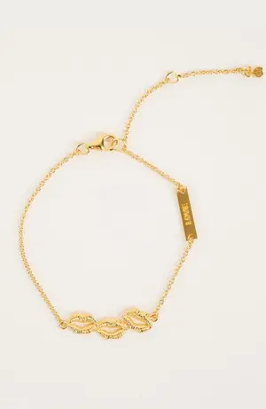 GWEN BELOTI Lip Love Charm Bracelet