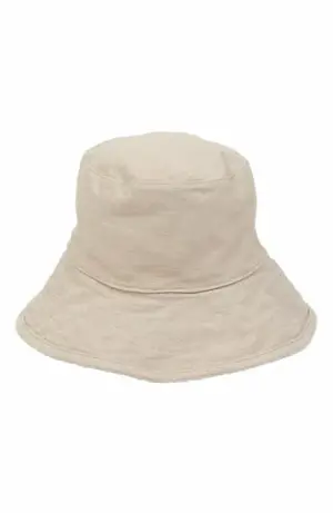 Hat Attack Washed Cotton Crusher Bucket Hat - Natural