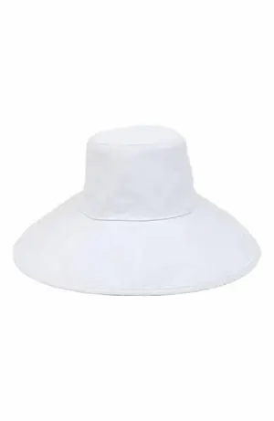 Hat Attack Livvy Canvas Sun Hat - White