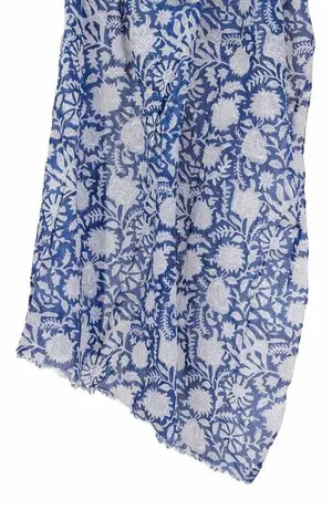 Hat Attack Flora Sarong Blue