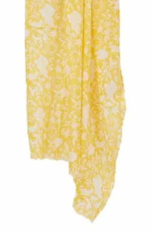 Hat Attack Flora Sarong - Yellow