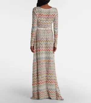 Missoni Zigzag Metallic Maxi Skirt