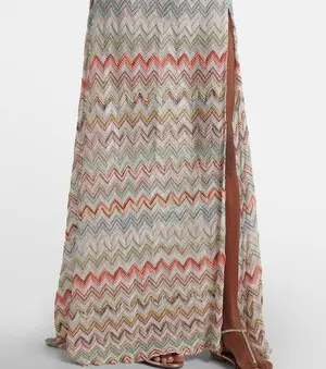 Missoni Zigzag Metallic Maxi Skirt