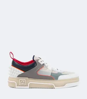 CHRISTIAN LOUBOUTIN Astroloubi Spiked Leather Sneakers - Multicoloured