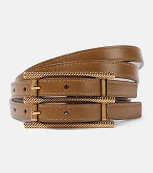 Etro Reversible Leather Belt - Brown
