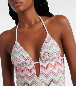 Missoni Zigzag One-piece Swimsuit - Multicoloured