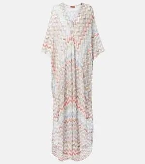 Missoni Zigzag Lamé Beach Dress - Multicoloured