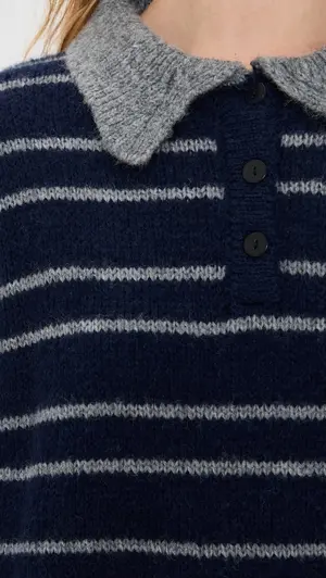 Lioness Rising Sun Jersey Pullover - Navy