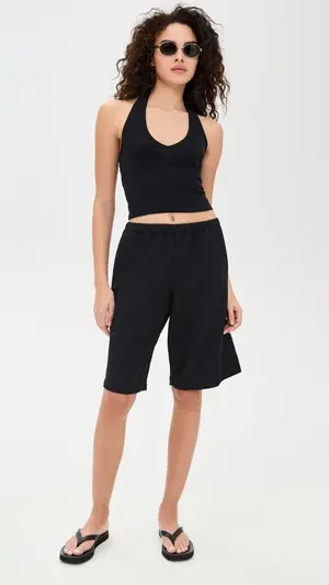 Enza Costa Twill Bermuda Shorts