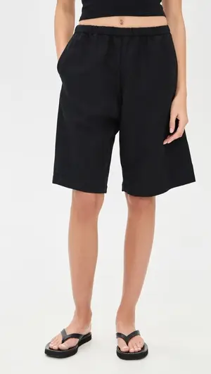 Enza Costa Twill Bermuda Shorts