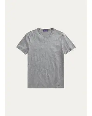 Ralph Lauren Purple Label Lisle Crewneck T-shirt - Gray