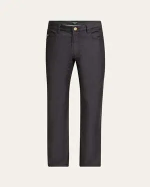 Giorgio Armani Cotton-silk Five-pocket Pants