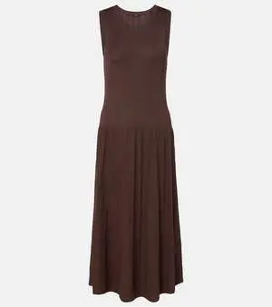 JOSEPH Pleated Midi Dress