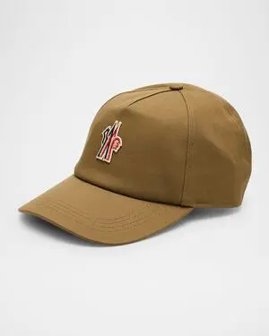 Moncler Moncler Grenoble Logo Baseball Hat Dark Brown