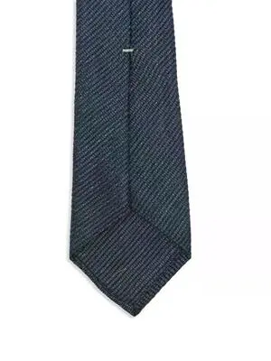 Canali Textured Neck Tie - Blue