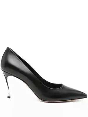 Casadei 80mm Leather Pumps