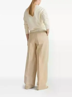 YVES SALOMON Pressed-crease Trousers - Neutrals
