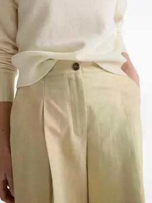 YVES SALOMON Pressed-crease Trousers - Neutrals